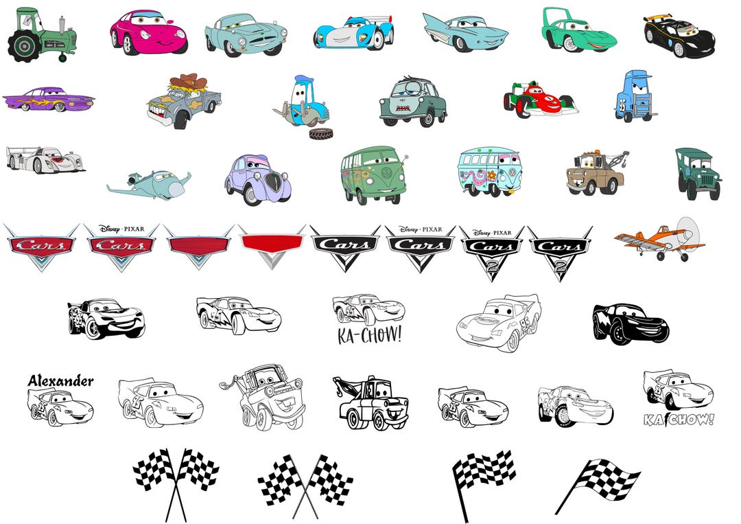 Cars Bundle Cars Svg Desing PNG SVG Digitaldownload - Etsy
