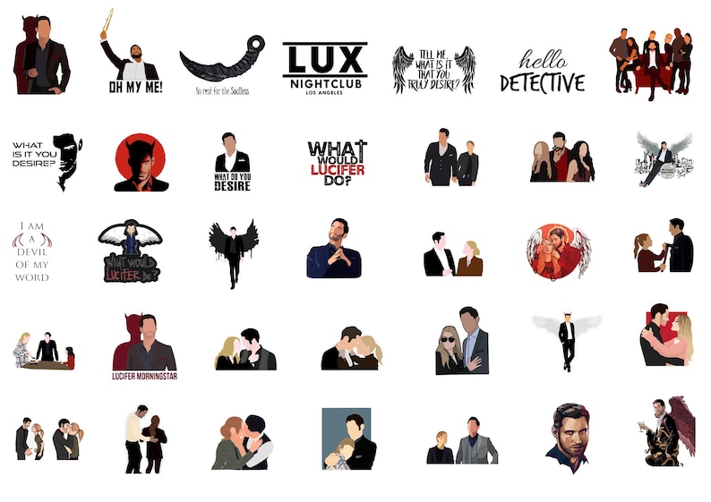 Lucifer Bundle - Lucifer Svg - Lucifer Png - Design - PNG - SVG ...