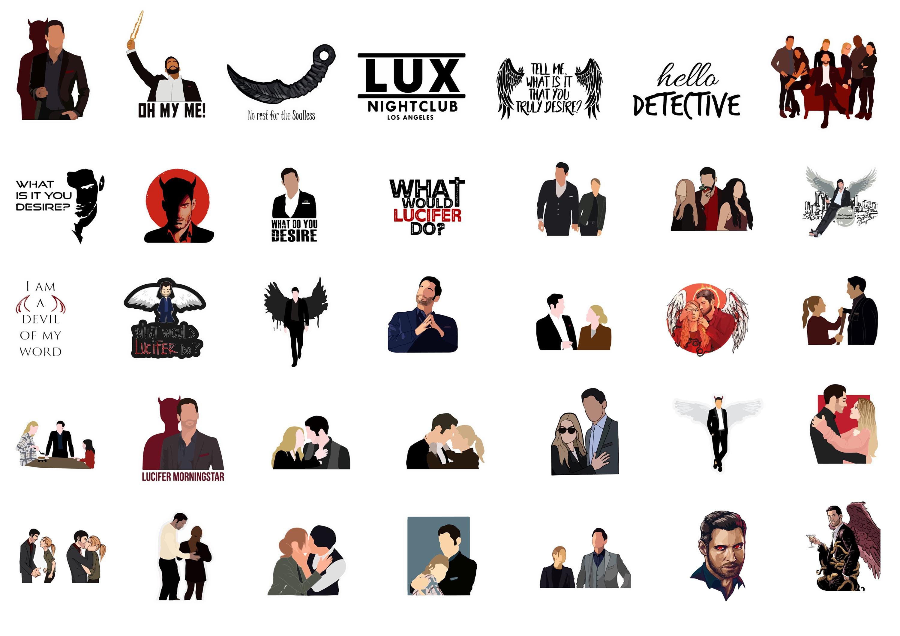 Lucifer Bundle - Lucifer Svg - Lucifer Png - Design - PNG - SVG ...