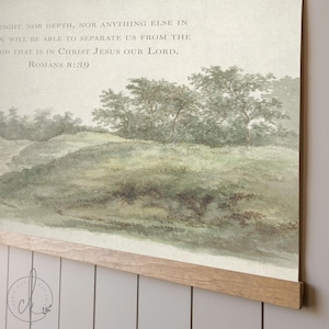 Romans 8:39 Christian Canvas Tapestry | Large Bible Verse Wall Art ...