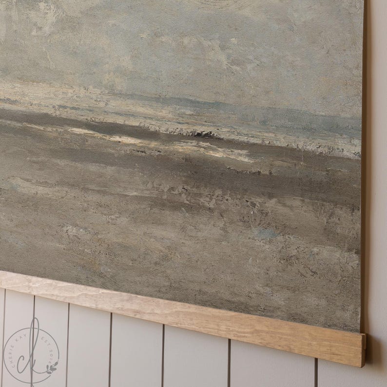 Ocean Landscape Wall Art | Large Coastal Canvas With Isaiah 43:2 ...