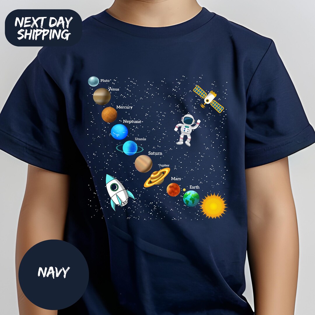 Solar System Shirt and Onesie®, Cute Planets Toddler & Youth Shirt ...