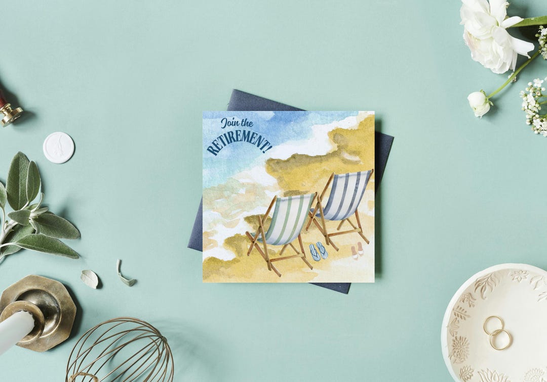 Nautical Happy Retirement Card – Digital Download – Printable Farewell ...