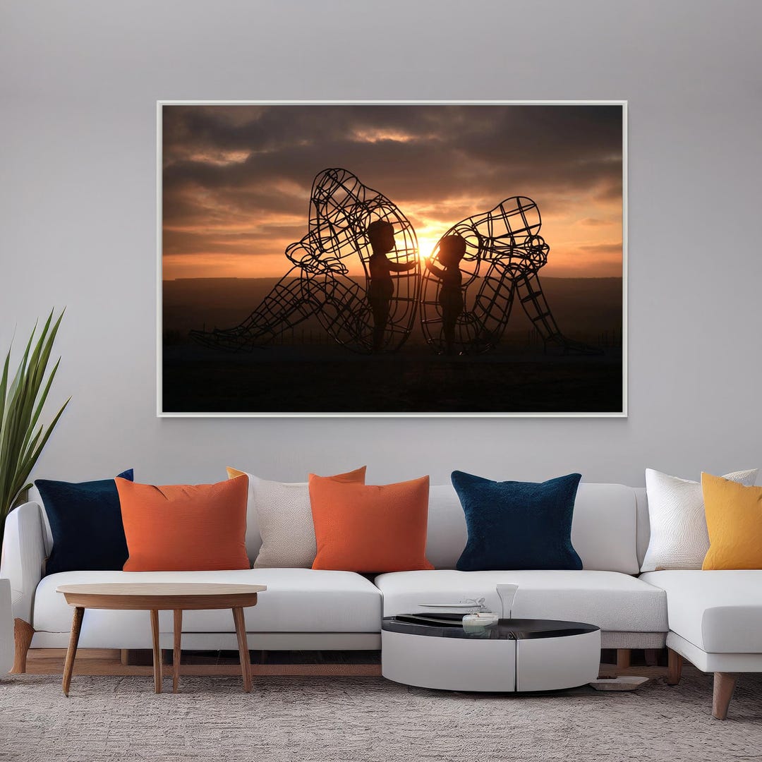 Alexander Milov Love Canvas Wall Art, Two People Turning Their Backs on ...