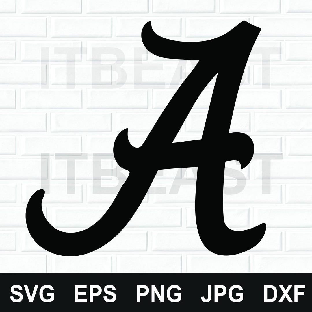 Alabama Svg Symbol Letter A Logo Svg Vector , A Svg , Eps ,dxf,png,jpg ...