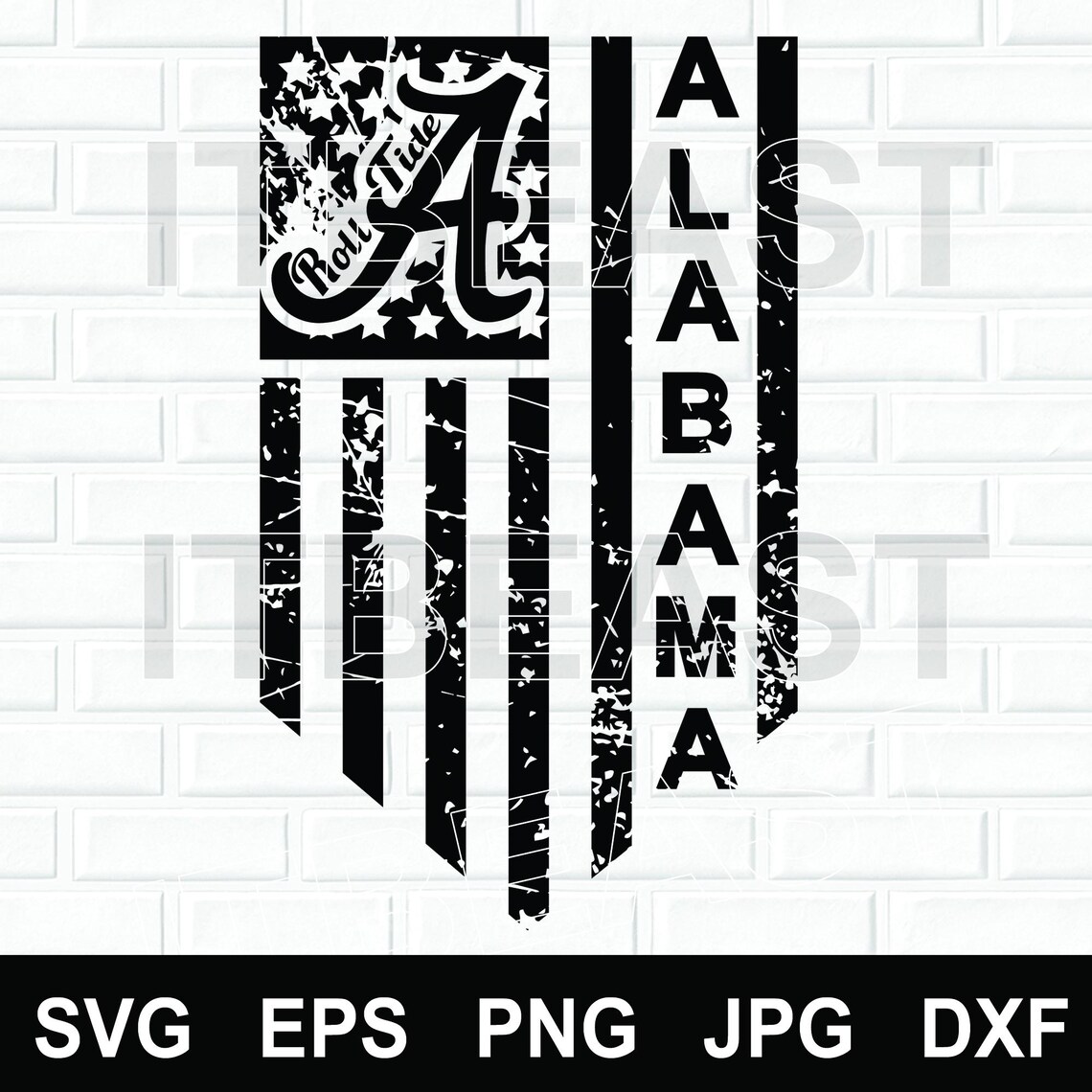 Alabama State Flag US Flag Roll Tide Svg , Eps ,dxf,png,jpg Cricut ...