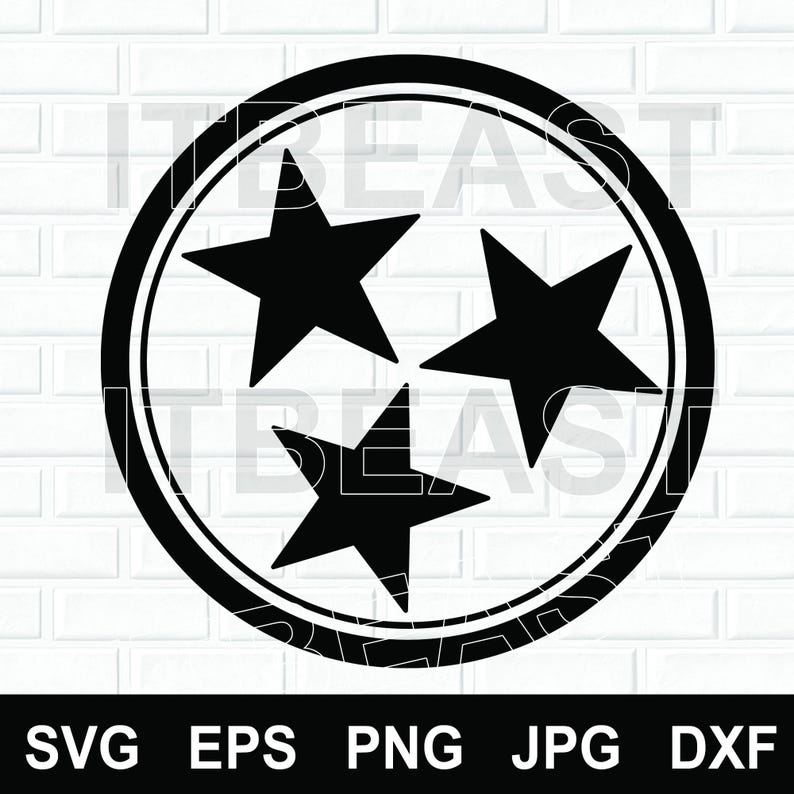 Tennessee Svg,tennessee State Flag Svg, Tennessee Tri-star Svg,eps ,dxf ...