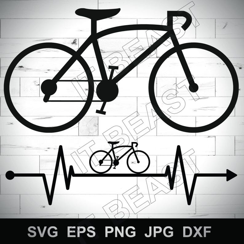 Sports Racing Bicycle SVG , Cycle , Bike Svg , Dxf , Jpg , Png , Eps ...