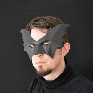 Bat Wings Face Mask for Halloween - DIY Pattern Builds in 30 Minutes ...