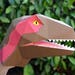Velociraptor Puppet Paper Pattern Dinosaur Puppet Kids Craft Project ...