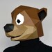 Toon Bear Mask Papercraft Pattern | Cartoon Mask | Printable Mask ...