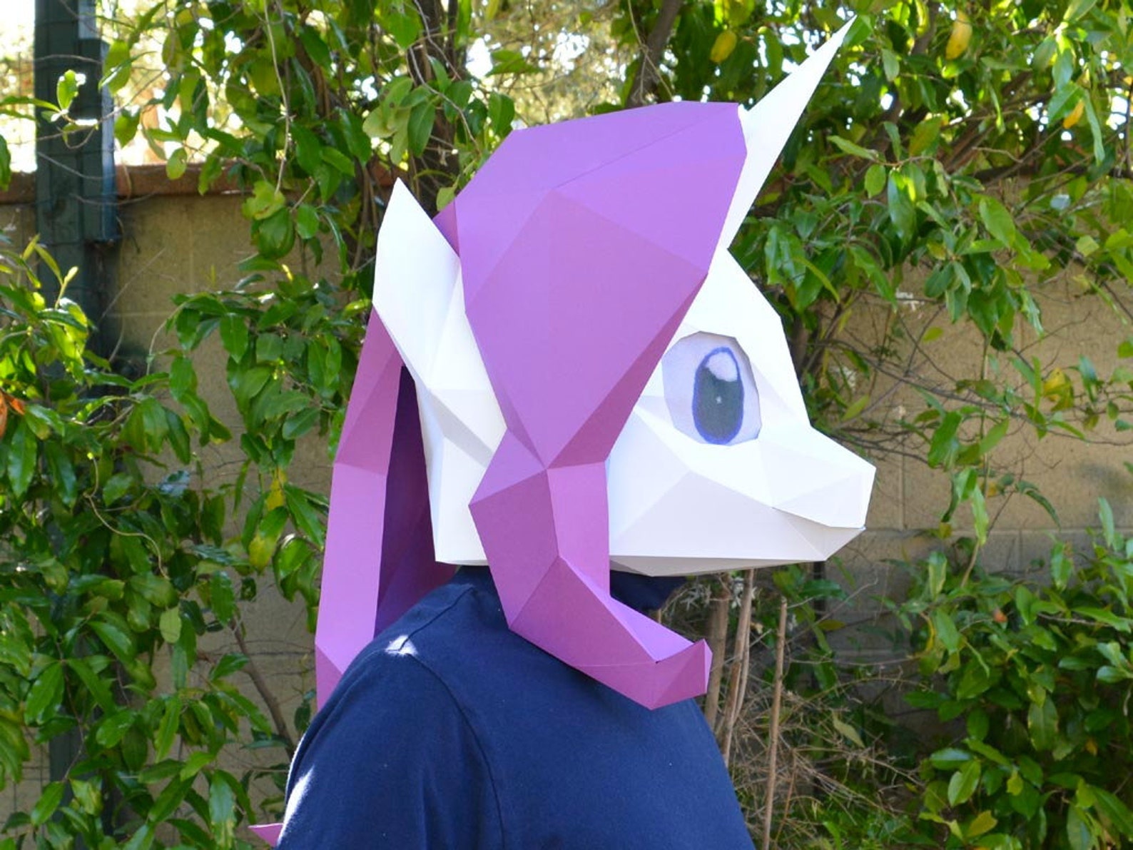 Cartoon Little Pony Mask Pattern | Papercraft Pattern | Printable Mask ...