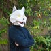 Wolf Mask With Moving Jaw! - Make a Paper Halloween Mask - Two Styles ...
