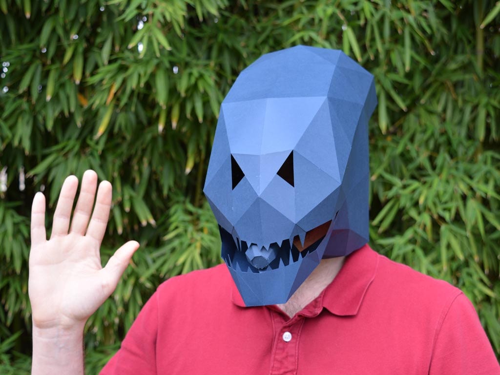 Alien Xenomorph Mask - Become an Alien With Just Paper and Glue ...