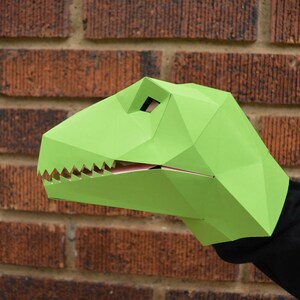 Velociraptor Puppet Paper Pattern | Dinosaur Puppet | Kids Craft ...