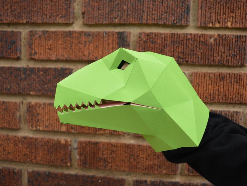 Velociraptor Puppet Paper Pattern Dinosaur Puppet Kids - Etsy