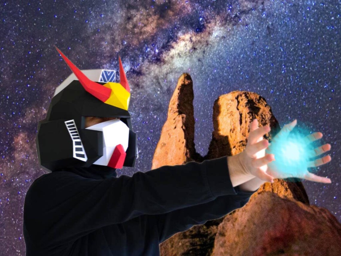 Robot Helmet DIY Craft Kit Build a Paper Mask With This PDF - Etsy