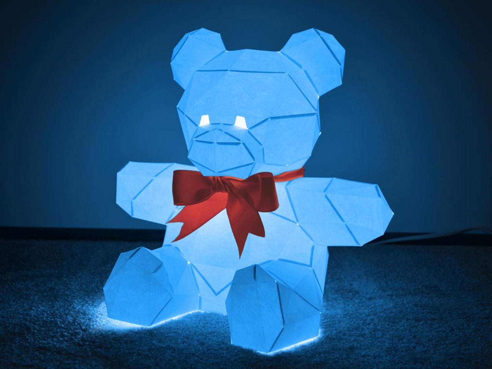 Teddy Bear Lamp You Can Build Yourself Light up Teddy Bear - Etsy