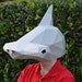 Hammerhead Shark Mask - Paper Pattern | Animal Mask | Instant Download ...