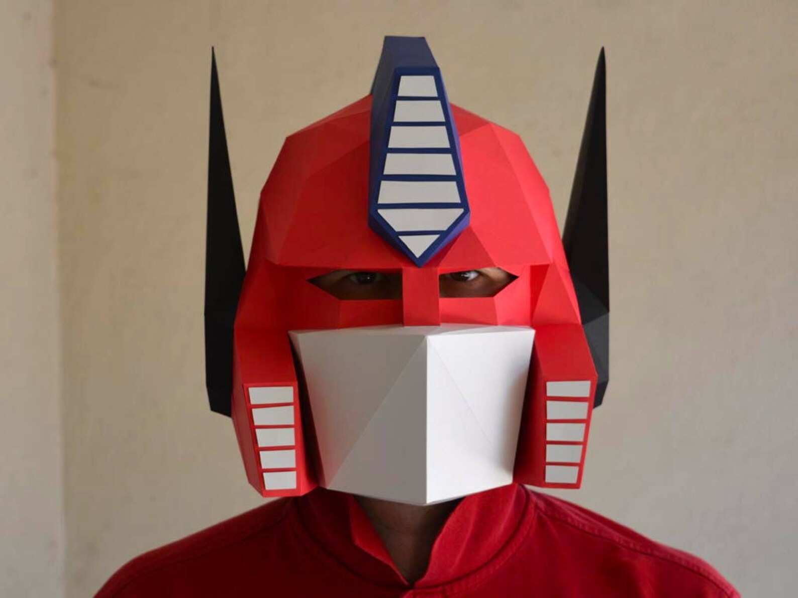 Space Robot Mask Template: Robot X1 Build Your Own Paper Mask Robot ...