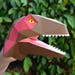 Velociraptor Puppet Paper Pattern | Dinosaur Puppet | Kids Craft ...