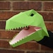 Velociraptor Puppet Paper Pattern | Dinosaur Puppet | Kids Craft ...