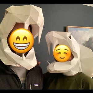 Snake Mask Pattern - Open Face for Great Visibility! Paper Mask ...