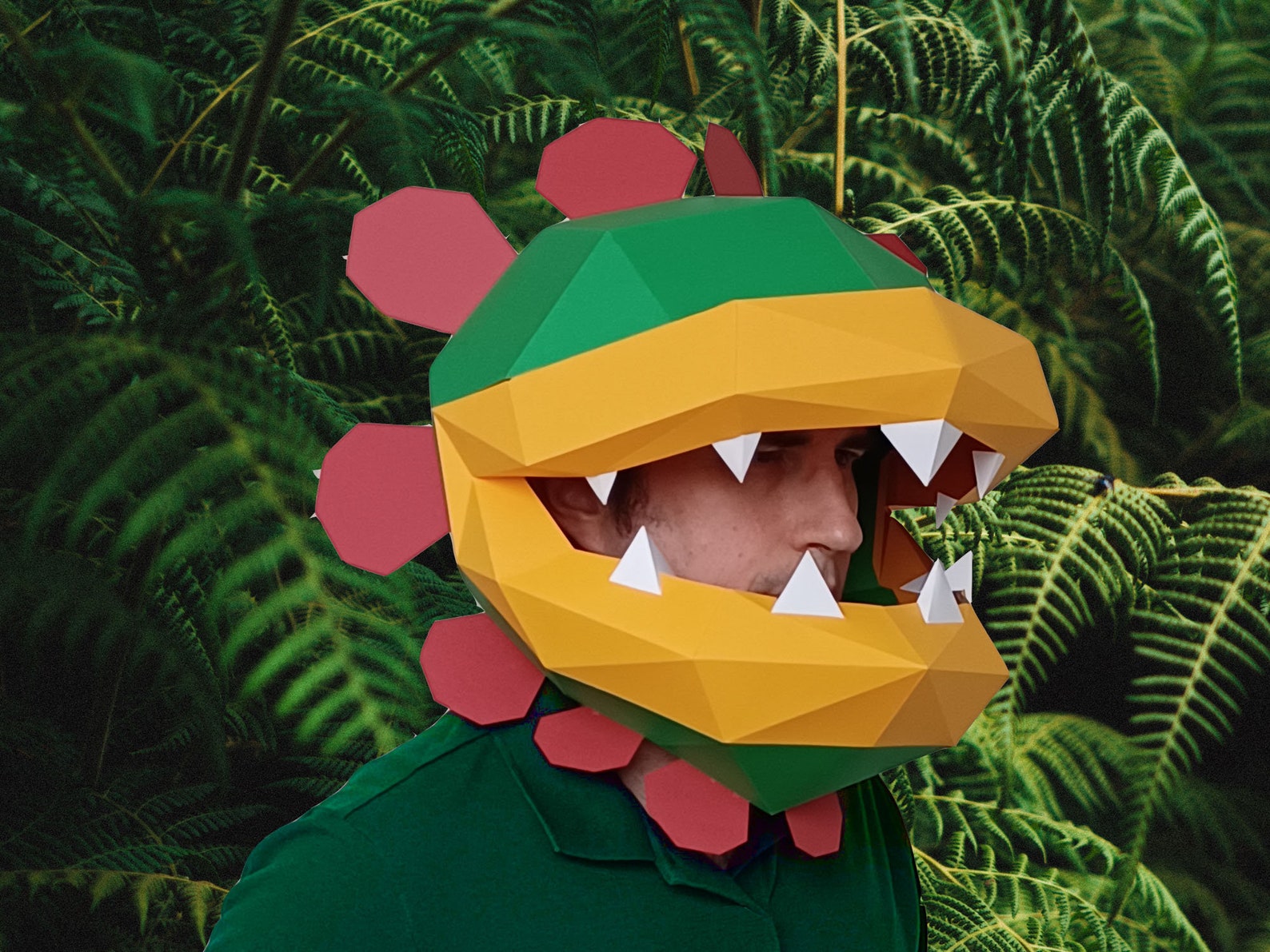 Venus Flytrap Mask Pattern Plant Mask Halloween Mask DIY - Etsy