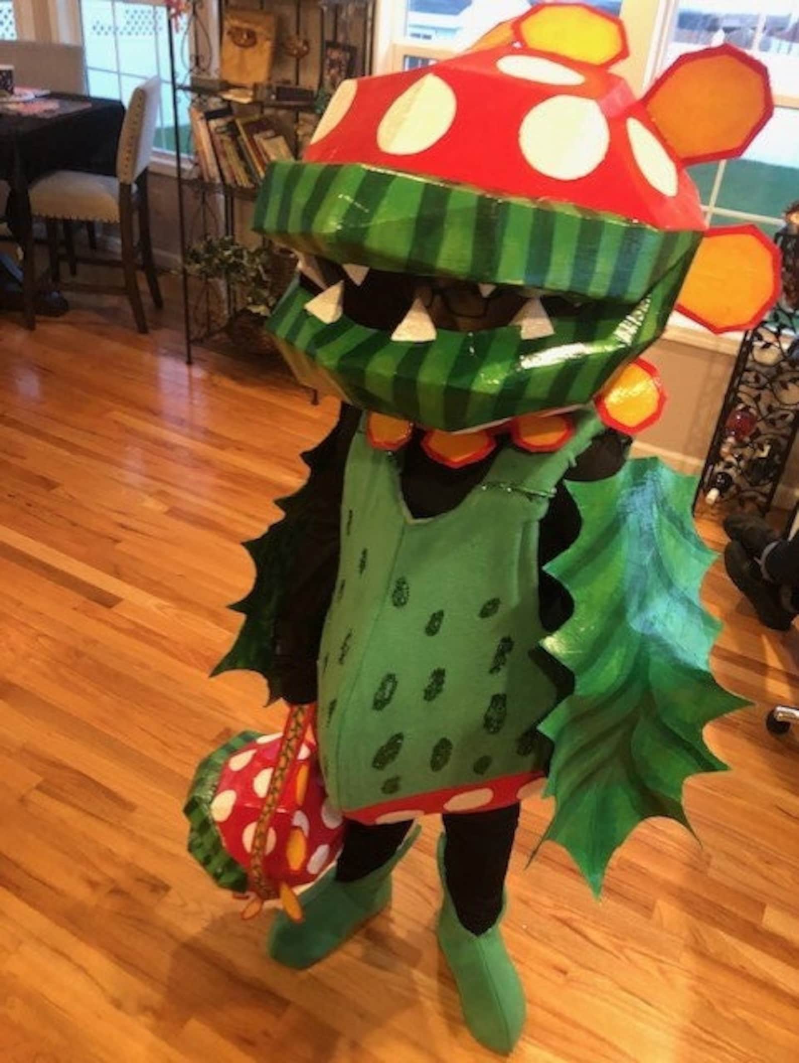 Venus Flytrap Mask Pattern Plant Mask Halloween Mask DIY - Etsy