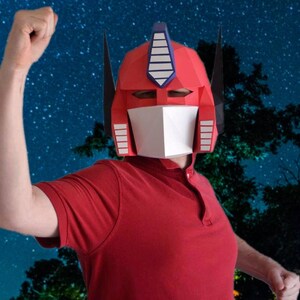 Space Robot Mask Template: Robot X1 - Build Your Own Paper Mask | Robot ...