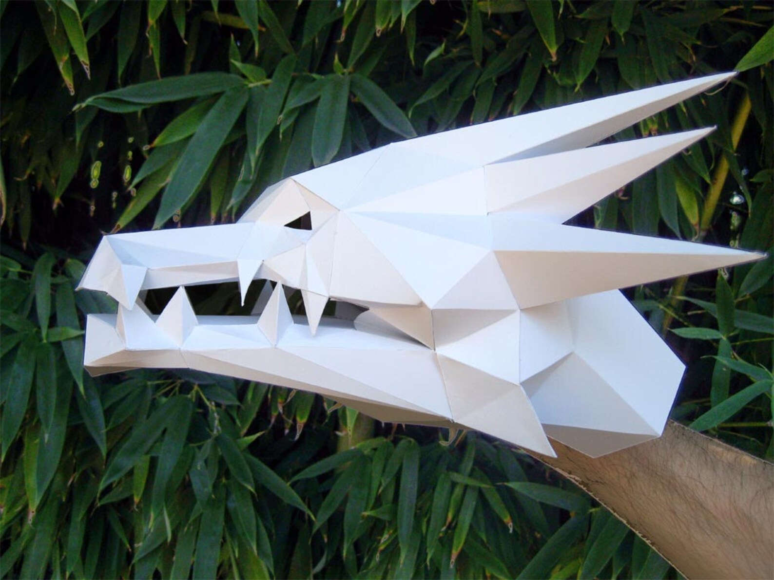 Dragon Puppet Build A Hand Puppet With Just Paper And Glue Etsy