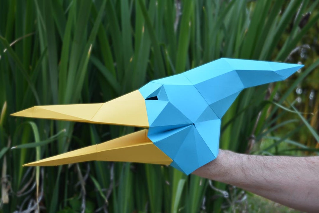 Pterodactyl Hand Puppet Pattern | Dinosaur Puppet | Kids Craft Project ...