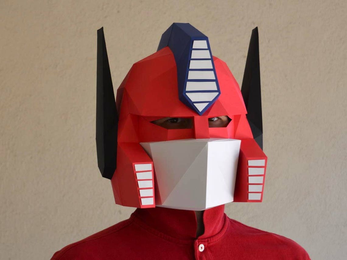 Space Robot Mask Template: Robot X1 Build Your Own Paper | Etsy