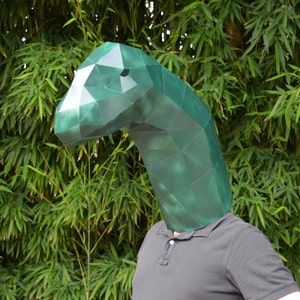 Brontosaurus Mask: Paper + Glue + Our DIY Pattern = This Fun Mask ...