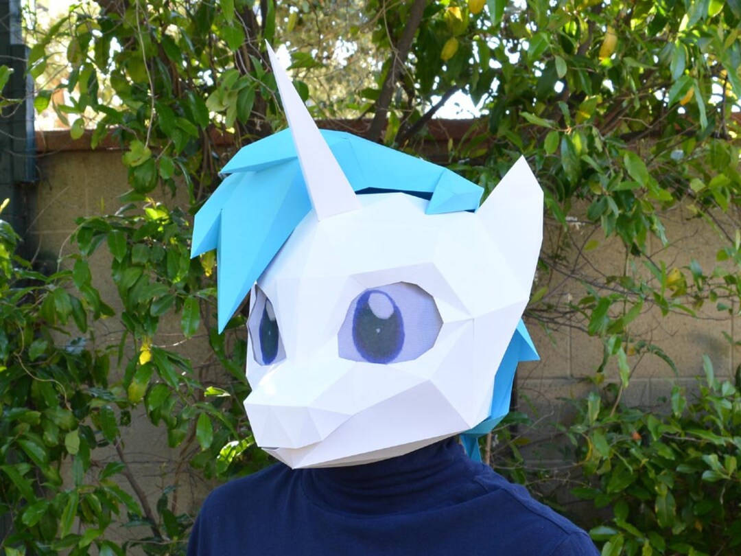 Cartoon Little Pony Mask Pattern | Papercraft Pattern | Printable Mask ...