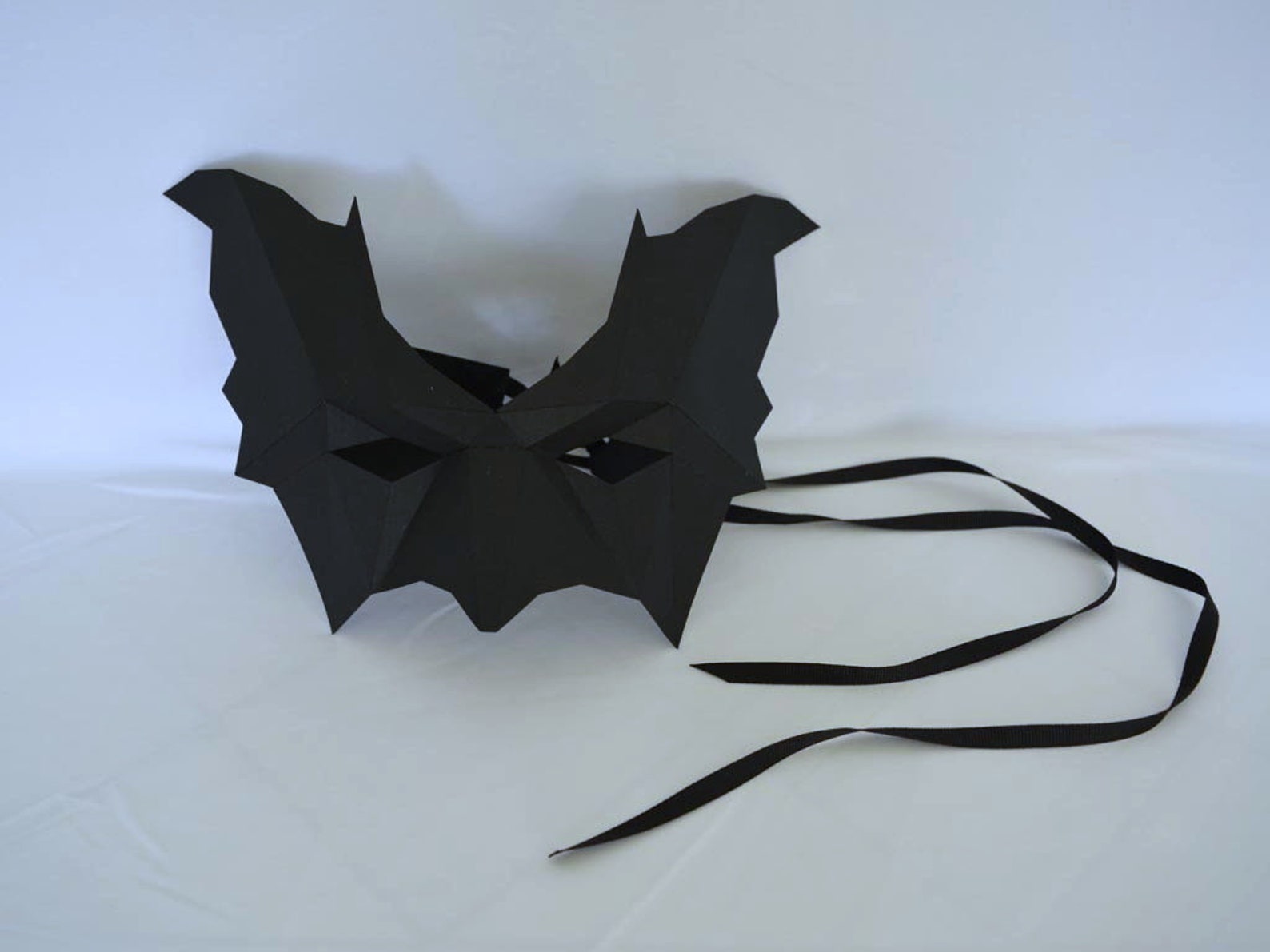 Bat Wings Face Mask for Halloween DIY Pattern Builds in 30 | Etsy