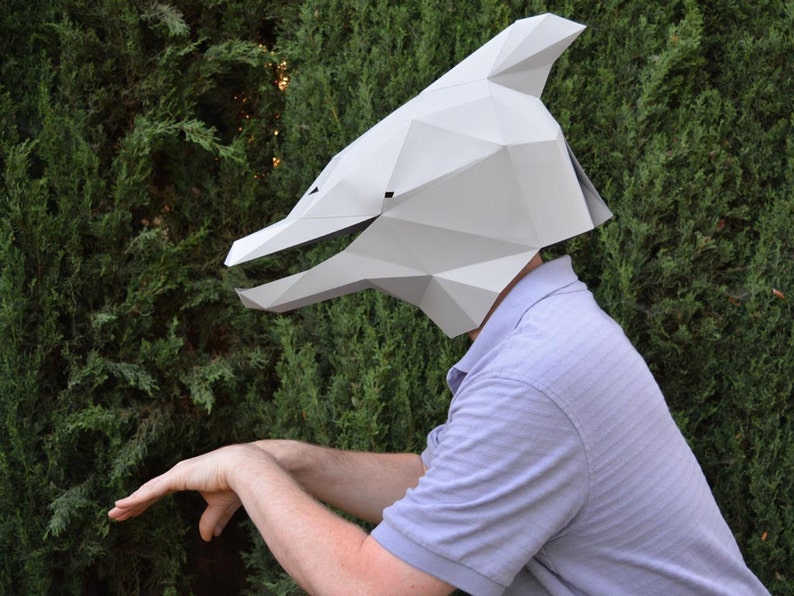 Dolphin Mask Pattern Animal Mask Mask Template Halloween | Etsy