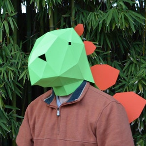 Dinosaur Mask - Stegosaurus Pattern | Instant Download | Dinosaur Party ...