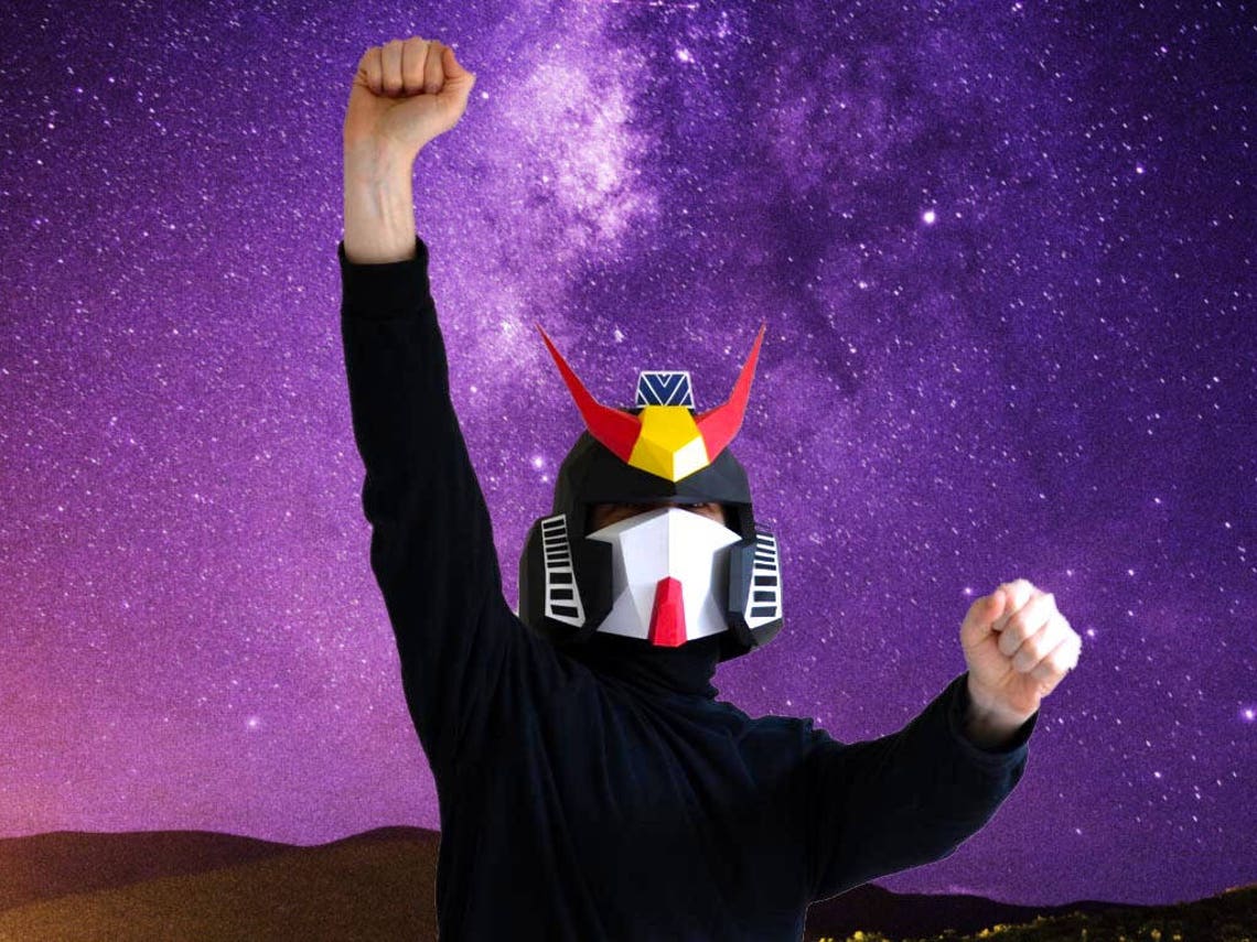Robot Helmet DIY Craft Kit Build a Paper Mask With This PDF - Etsy