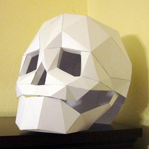 Skull Mask With Moving Mouth Pattern - Two Styles! | Halloween Mask ...