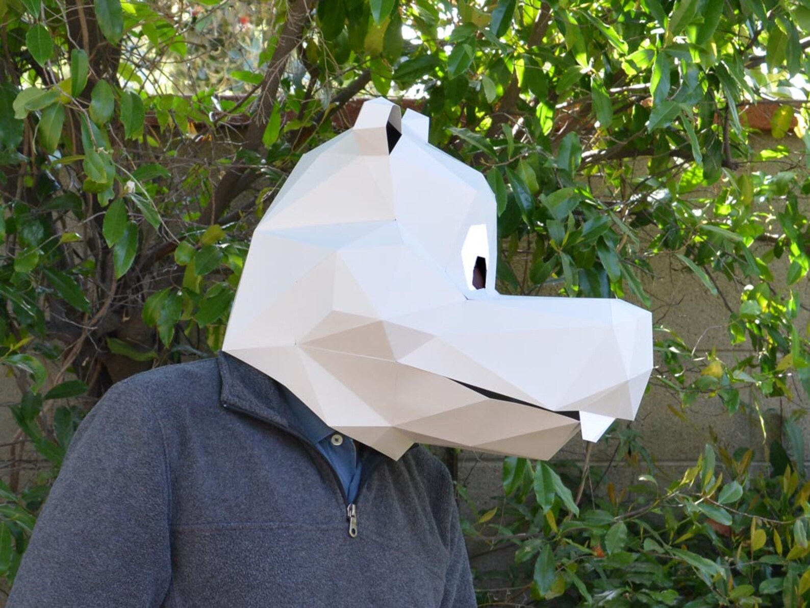 Toon Hippo Mask Papercraft Pattern Cartoon Mask Printable - Etsy