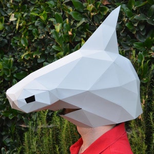 Hammerhead Shark Mask - Paper Pattern | Animal Mask | Instant Download ...