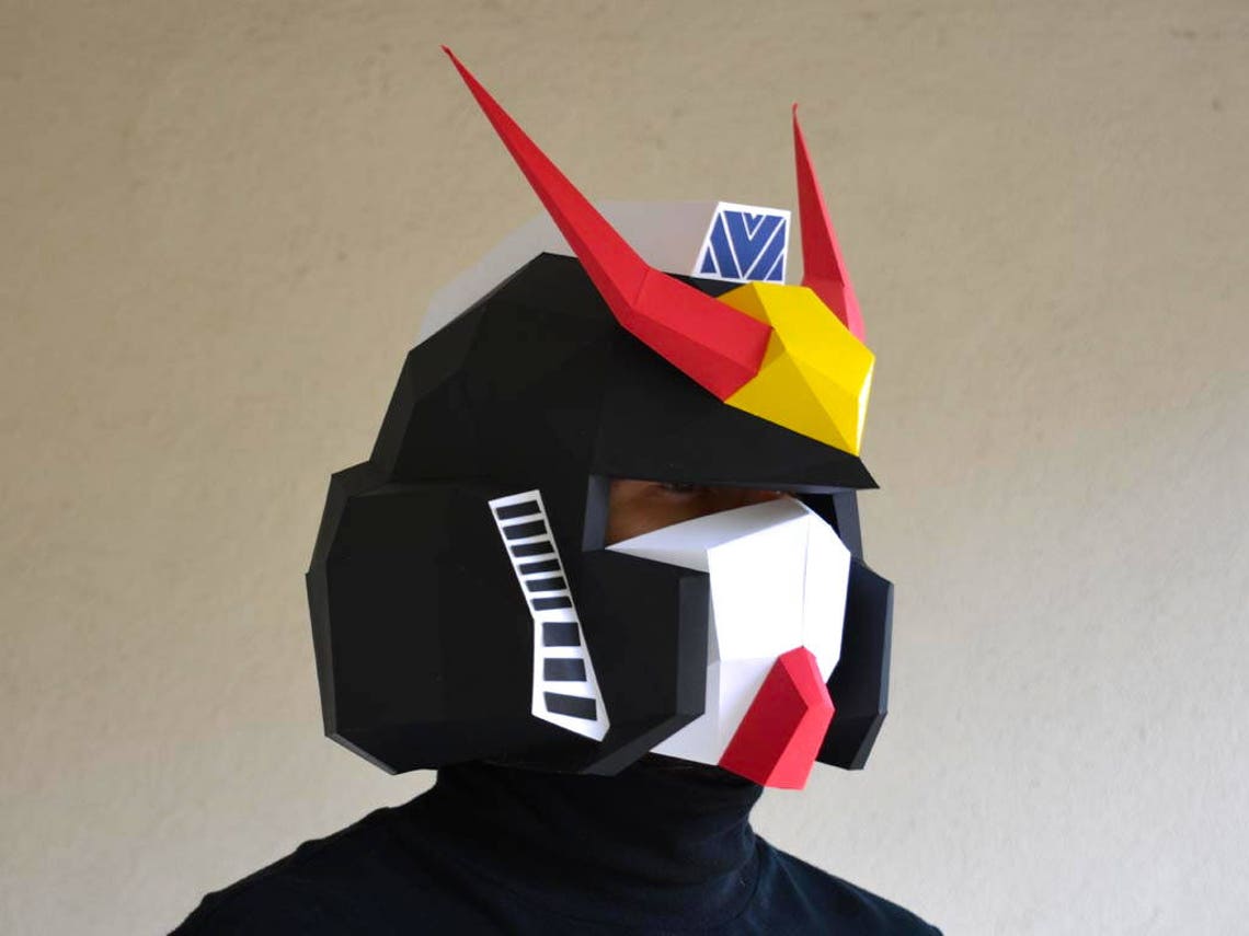 Robot Helmet DIY Craft Kit Build a Paper Mask With This PDF - Etsy