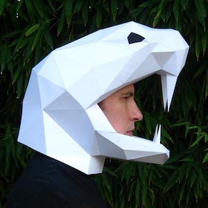 Snake Mask Pattern - Open Face for Great Visibility! Paper Mask ...