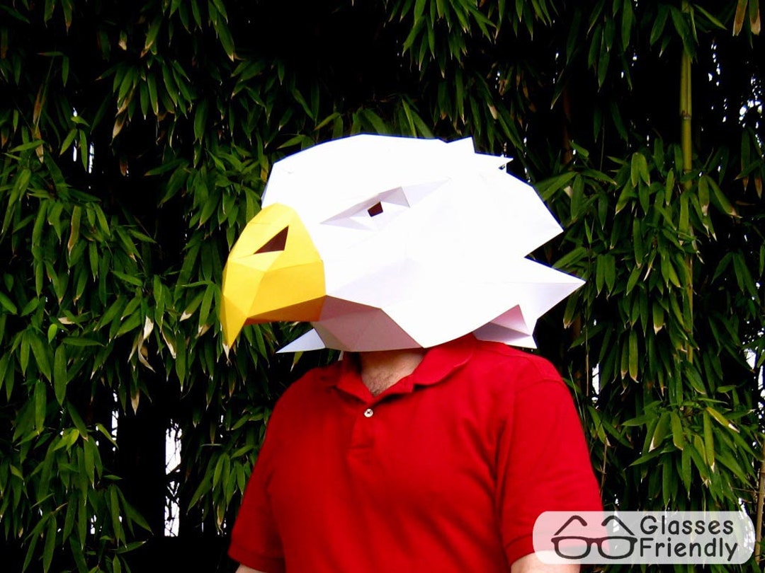 Eagle Mask - Make Your Own Animal Mask With Just Paper and Glue ...