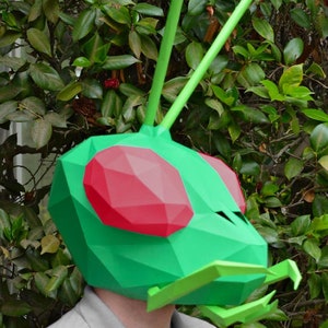 Praying Mantis Mask Paper Pattern | Insect Mask Halloween Mask DIY Mask ...
