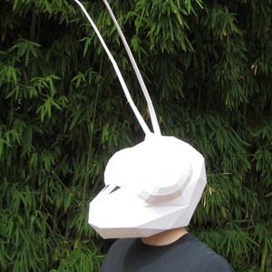 Praying Mantis Mask Paper Pattern | Insect Mask Halloween Mask DIY Mask ...