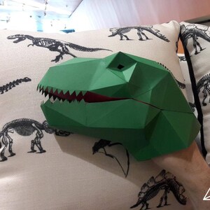T-rex Puppet - Build a Paper Hand Puppet | Dinosaur Puppet | Kids Craft ...