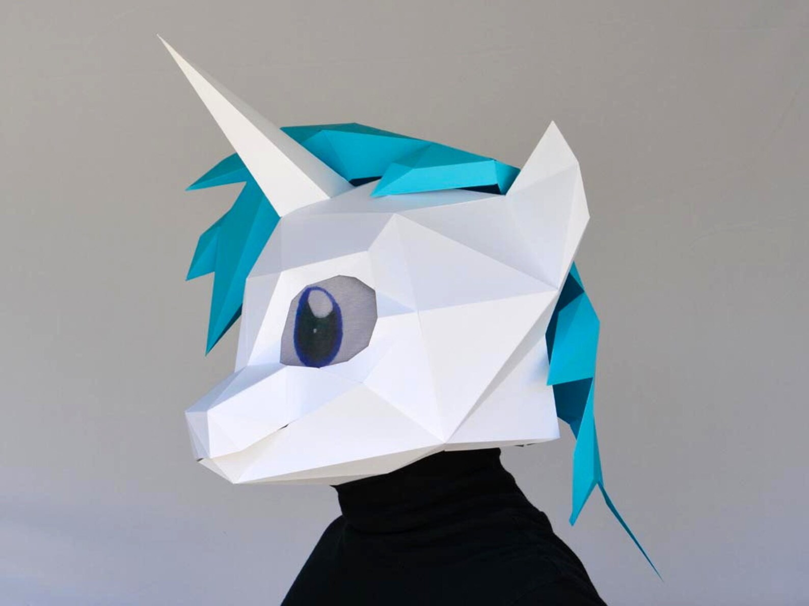 Cartoon Little Pony Mask Pattern | Papercraft Pattern | Printable Mask ...