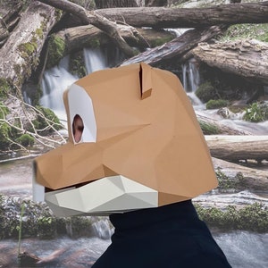 Beaver Mask Pattern Using Papercraft | Build a Beaver Mask With This ...
